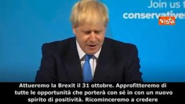 Boris Johnson nuovo leader dei Tory: "Attuare la Brexit, fuori dall'Ue ...