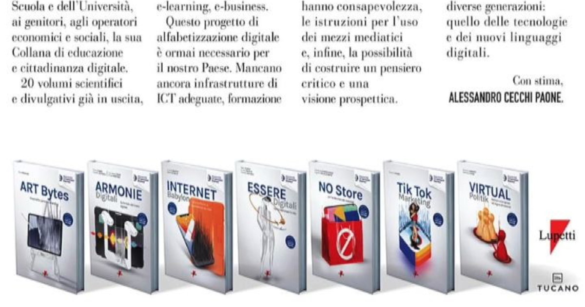 Educazione digitale: ecco la collana editoriale con Cecchi Paone – Il Tempo