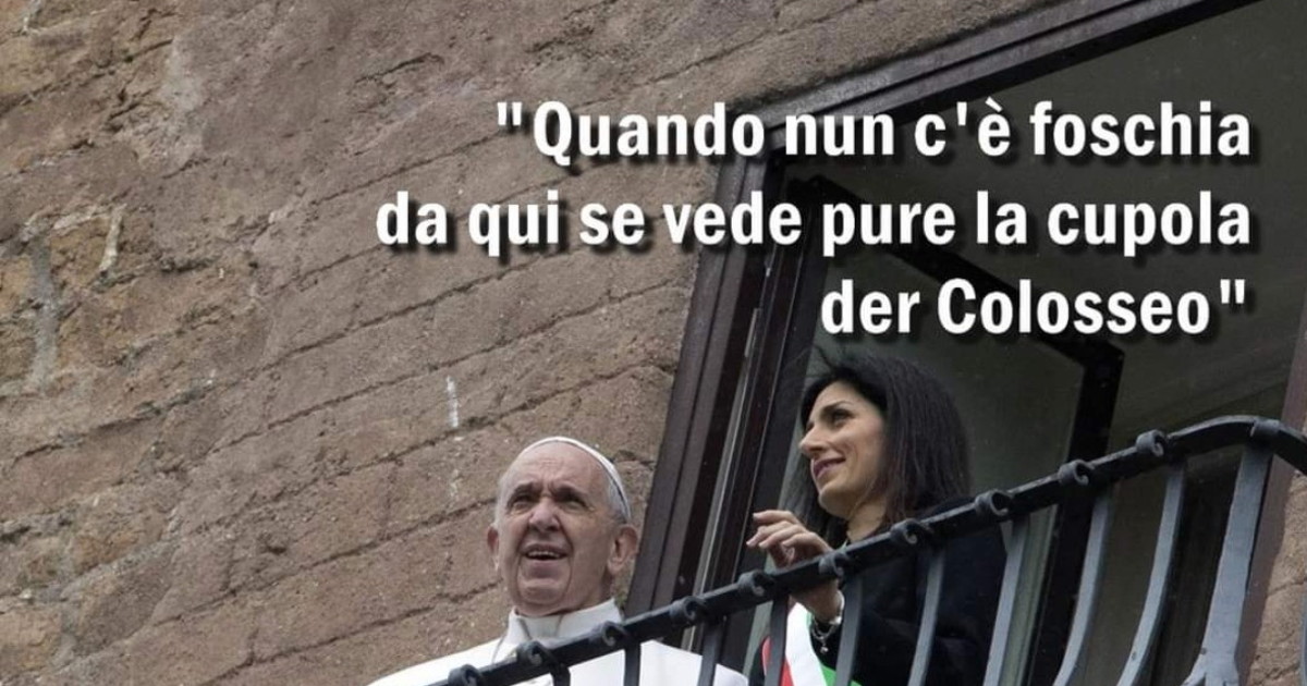 Osho rivela il segreto di Roma: la foschia oscura la cupola del ...