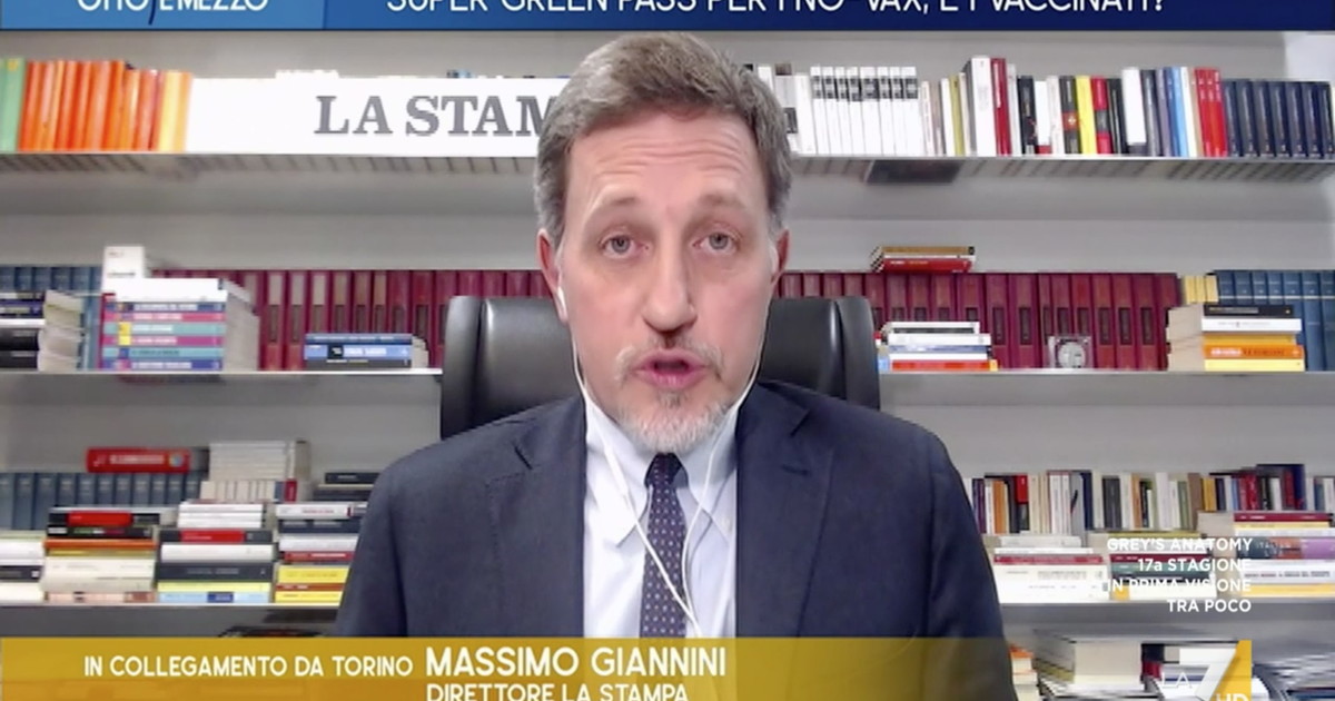 Otto e Mezzo, Massimo Giannini bacchetta Mario Draghi: troppe stranezze, obbligo vaccinale ...