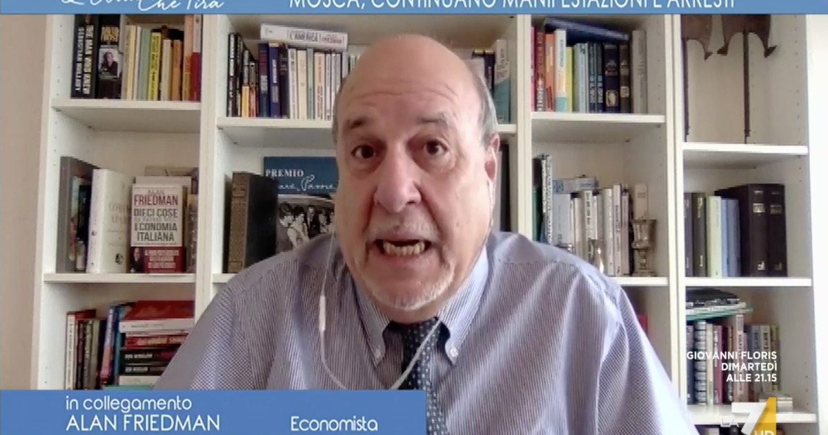 L'Aria che Tira, Alan Friedman annuncia la svolta: “Ora Vladimir Putin ...