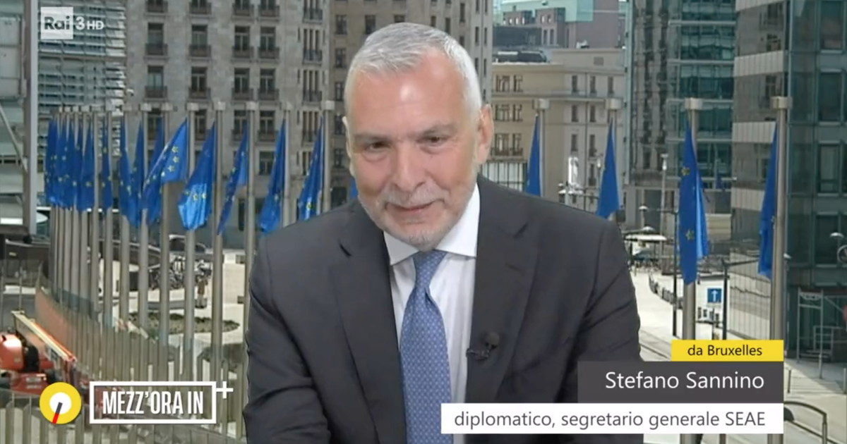 Mezz'ora in Più, “non spetta all'Unione europea”. Stefano Sannino e l ...