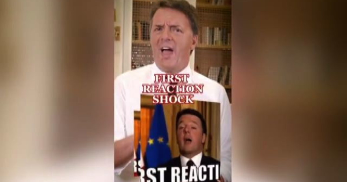 Renzi: Che faccio su TikTok? Sono esperto di First reaction shock – Il ...