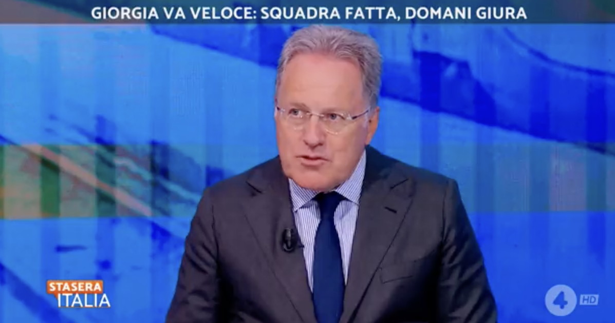 Stasera Italia, Marcello Sorgi e la strategia di Meloni: si è blindata ...