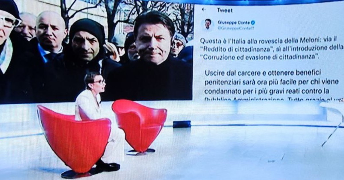 L'aria che tira, scintille sul Reddito tra Conte e Lucaselli. E Ronzulli se ne va – Il Tempo