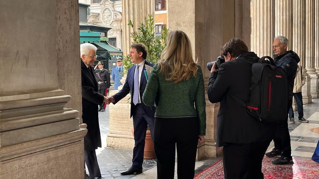 Roma, Sergio Mattarella a Palazzo Wedekind per i 125 anni dell'Inps ...