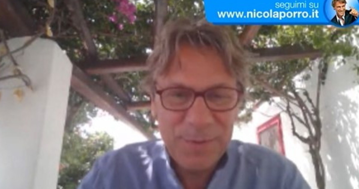 Nicola Porro smentisce Massimo Giannini in diretta: "Mese più caldo in 120mila anni? Ma se ...