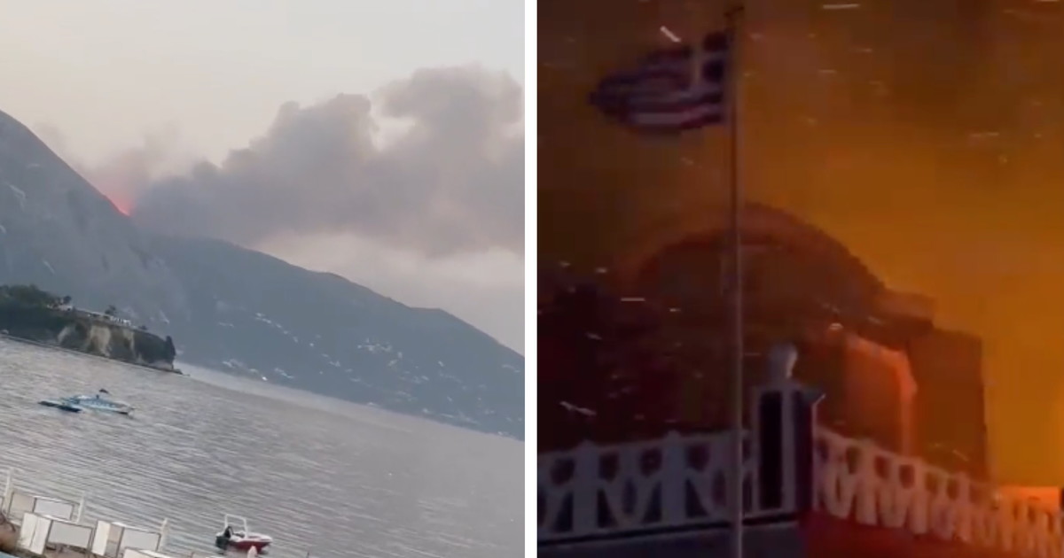 Grecia, incendi anche a Corfù ed Evia: villaggi evacuati e paura per i ...