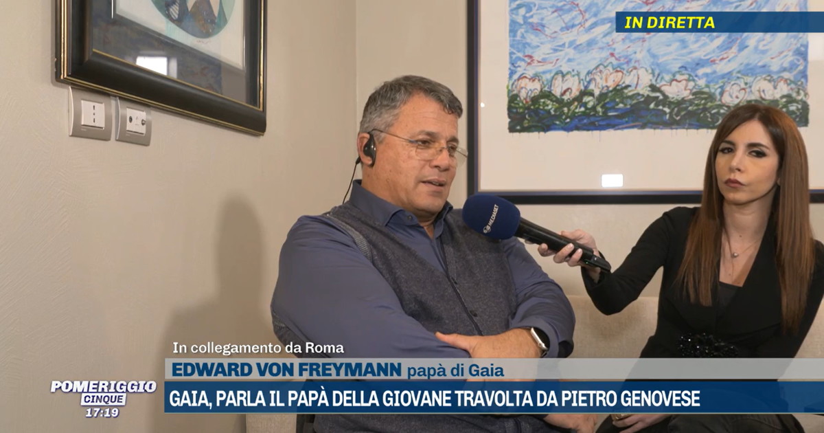Pomeriggio5, lo sfogo del padre della ragazza investita da Genovese ...