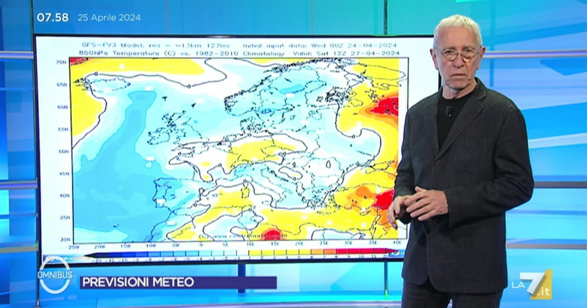 Meteo, 25 aprile rovinato dalla pioggia. Sottocorona: quando finisce il freddo – Il Tempo