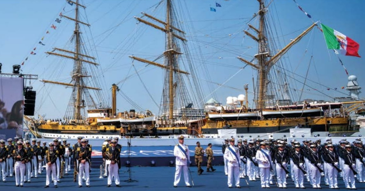 Con la Nave Amerigo Vespucci l'Italia nel mondo: orgoglio tricolore ...