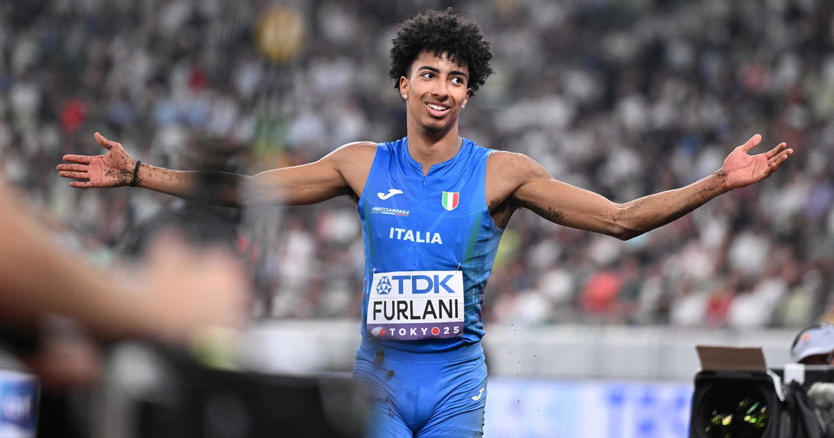 Mattia Furlani campione del mondo! Il salto clamoroso che vale l'oro ...